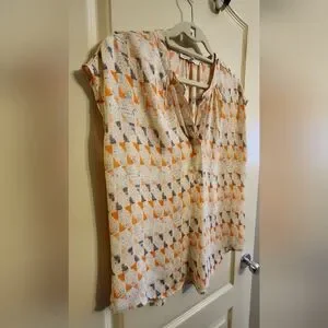 DR2 | Tops | Dr2 Daniel Rainn Popover Flutter Sleeve Blouse Top Size ...